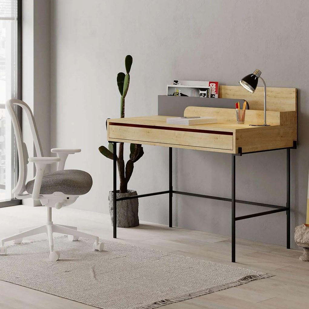 KALUNE DESIGN psací stůl LEILA světlý 855DTE3852