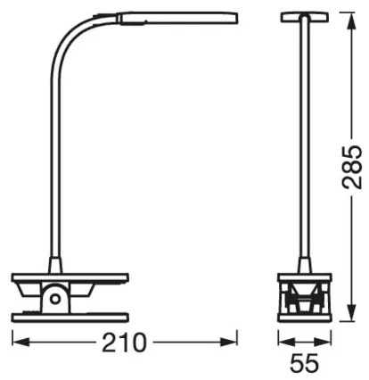 Osram - LED Stmívatelná dotyková stolní lampa PANAN LED/5,2W/5V 1200 mAh