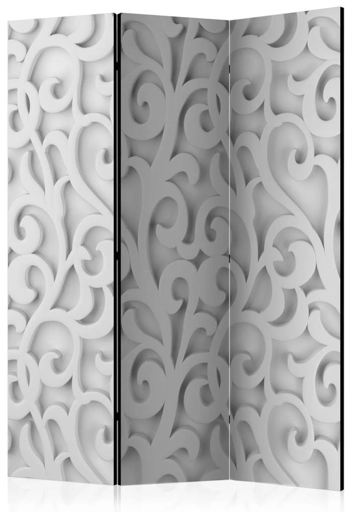 Paraván - White ornament [Room Dividers] 135x172