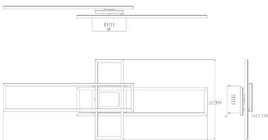 Zuma Line MS243 - LED Stm. svítidlo LUMENZ LED/55W/230V 3000-6000K černá/zl. +DO