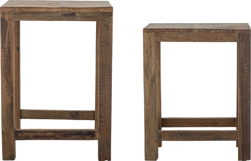 BLOOMINGVILLE Dřevěný set 2 odkládacích stolků GALEN 82064785