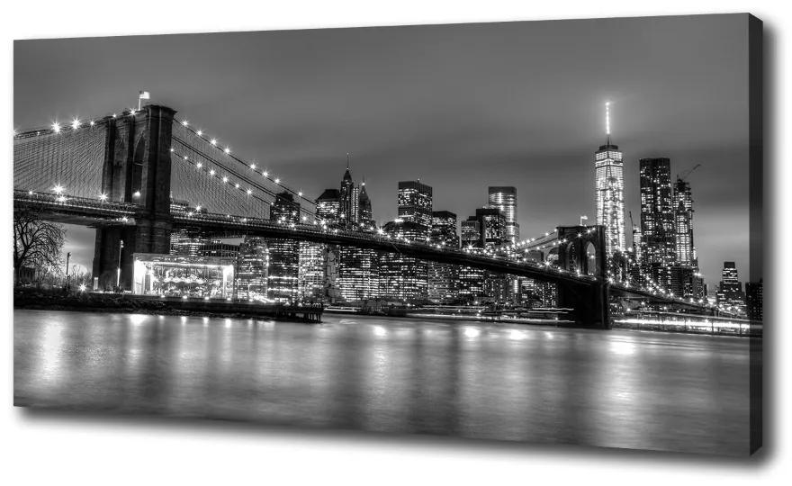 Wallmuralia Foto obraz na plátně do obýváku Brooklynský most 100x50