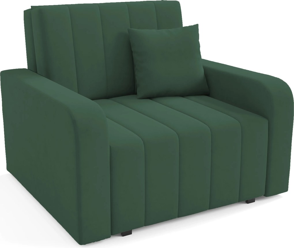 Eka Pohovka MARCO I, 105 cm Barva látky: Tmavě zelená (Kronos 14)