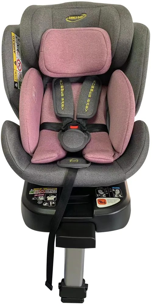 SUMMER BABY COMO otočná autosedačka - růžová