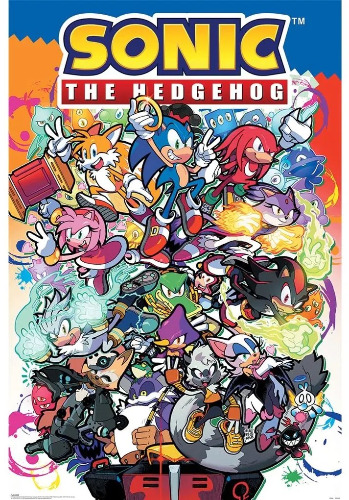 Postershop Plakát - Sonic The Hedgehog (Sonic Comic Characters)