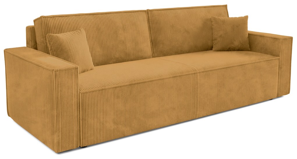 Eka Pohovka BASIC, 240 cm Barva látky: POSO 55 (Světlá šedá)