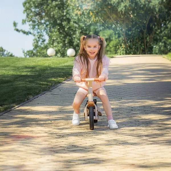 PETITE&MARS - Dětská tříkolka 5v1 TURBO Desert Sand