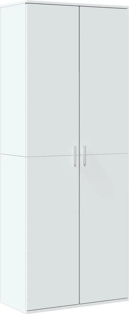 Skříň highboard bílá 70 x 35 x 180 cm kompozitní dřevo 3276658