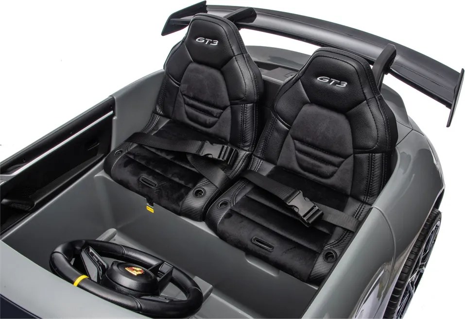 LEAN CARS Autíčko na baterii DK-P911 Porsche GT3 24 V, šedé