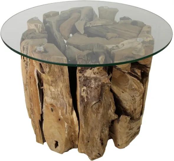Konferenční stolek z teakového dřeva HMS collection Root