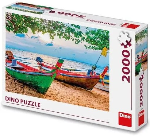 Puzzle dino rybářské loďky