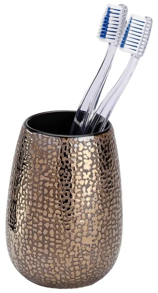 Keramická sada doplňků do koupelny v bronzové barvě Marrakesh – Wenko