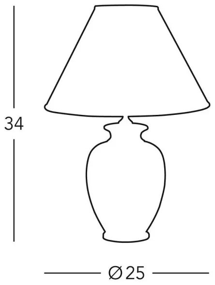 Kolarz 0014.73S.7 - Stolní lampa GIARDINO 1xE27/100W/230V
