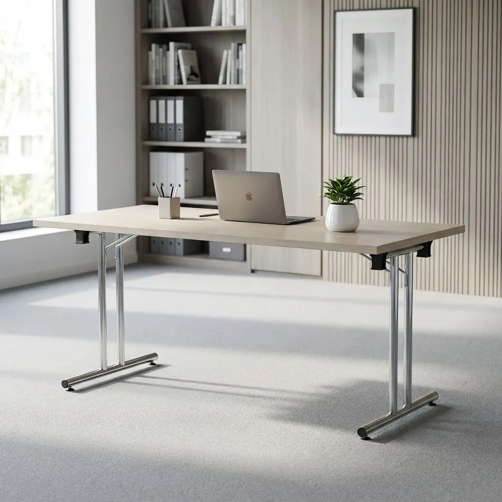 Skládací stůl Impress 180 x 80 cm, dub sonoma
