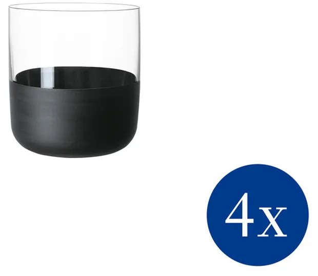 Villeroy & Boch Skleničky na pálenku/digestiv Manufacture Rock, 40 ml, 4 ks 11-3798-8240
