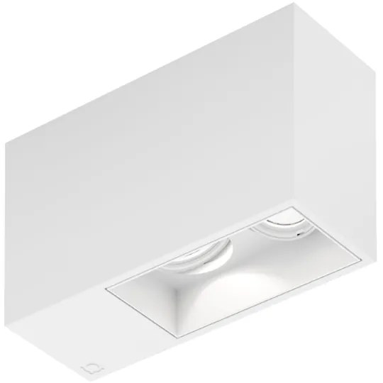Wever & ducré obdélníkové stropní přisazené svítidlo plano ceiling surf 2.0 led 1800-3000k w-w tree bílá matná