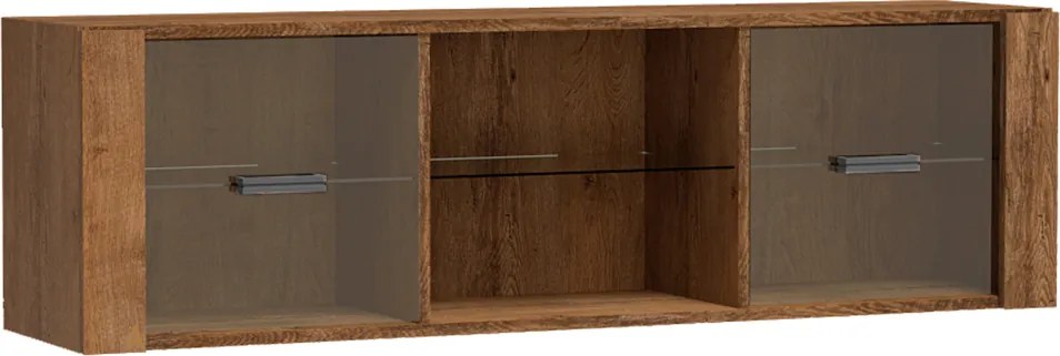 Obývací stěna INDIANAPOLIS | sestava F | 370 cm | jasan světlý
