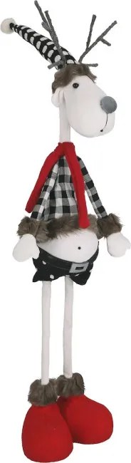Vánoční figurka látkového soba 110 cm