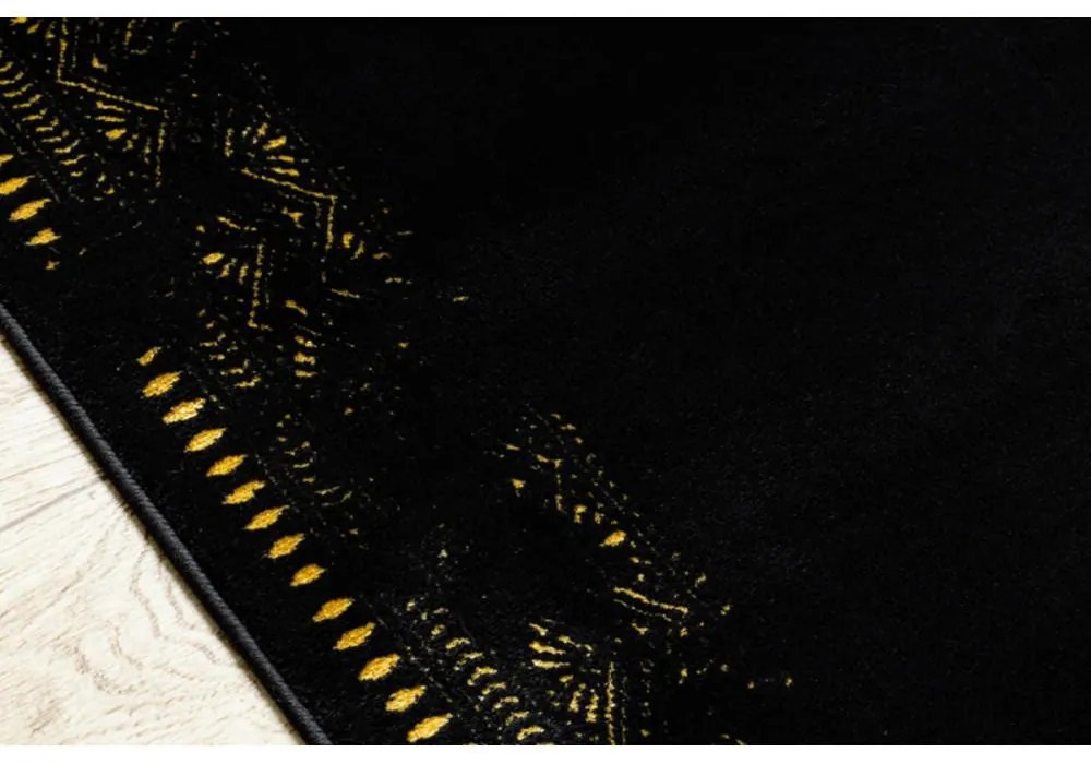 Kusový koberec Edina černý atyp 70x300cm