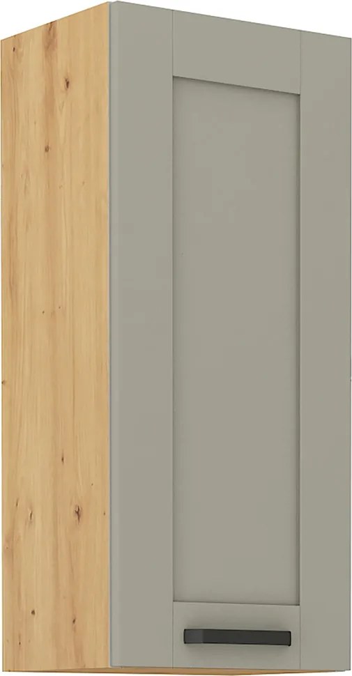 LUNA sa | horní skříňka 40 G-90 1F s policemi | 40 cm | VYSOKÁ | UNI dvířka | artisan/světle šedá