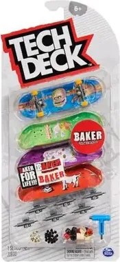 Spin Master Tech Deck Fingerboard Čtyřbalení / od 6 let