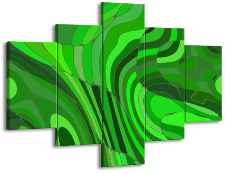 Zelené kreace 100x70 cm