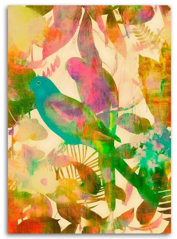Gario Obraz na plátně Tropičtí ptáci 2 - Andrea Haase Rozměry: 40 x 60 cm
