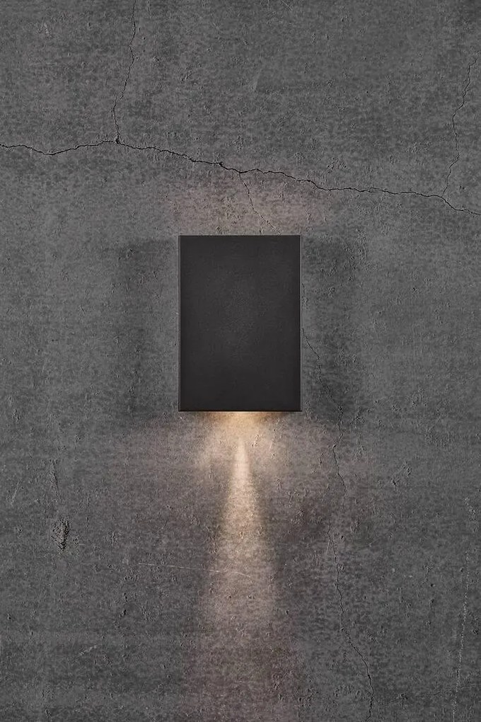 NOR 2019051003 Venkovní nástěnné svítidlo Fold 15 2x3,5W LED černá čirá - NORDLUX