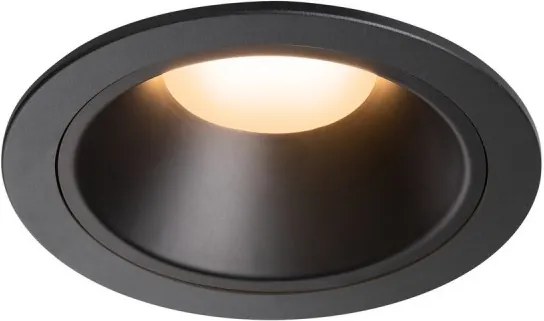 NUMINOS® DL XL vnitřní LED zápustné stropní svítidlo černá/černá 2700 K 20° - BIG WHITE