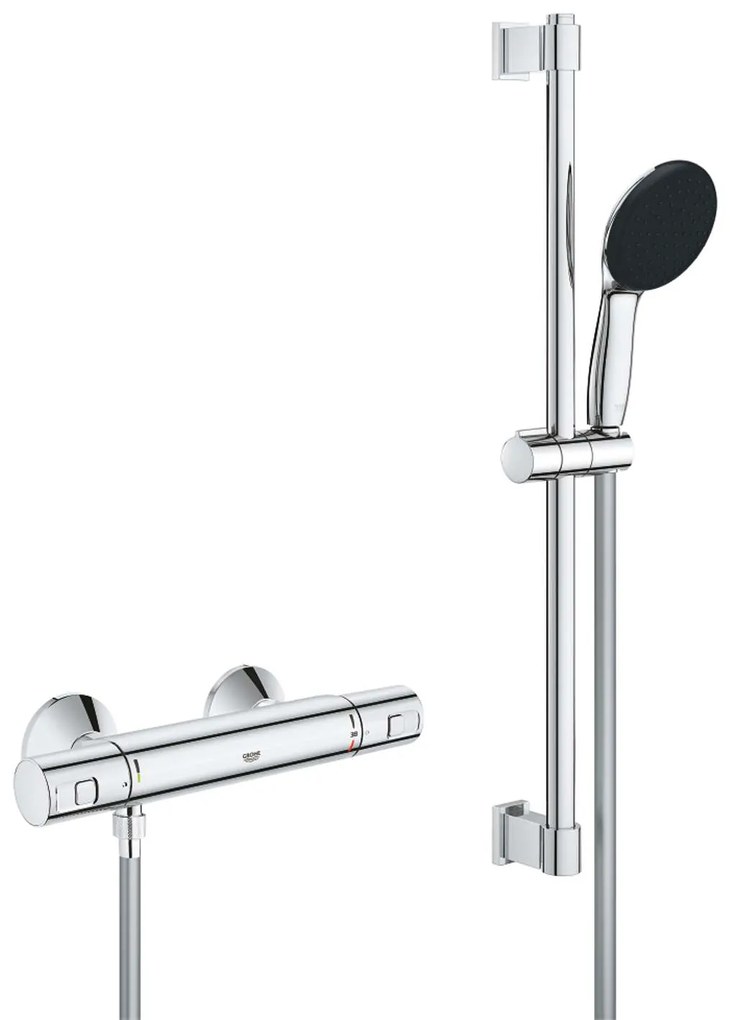 Grohe Precision Start - Sprchový set s termostatem, chrom 34597001