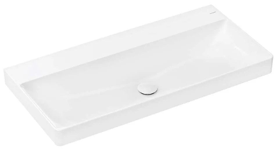 Hansgrohe Xelu Q - Umyvadlo 100x48 cm, bez přepadu, bez otvoru pro baterii, SmartClean, bílá 61038450