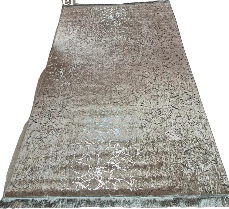 HU Moderní koberec Parys v béžovo-stříbrném provedení – Béžové stříbro Rozměr: 50x80 cm