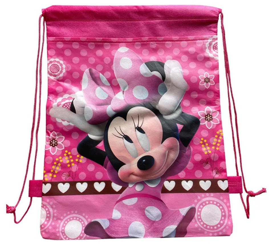 Bavlissimo Sáček na přezůvky Růžová Minnie 36 x 27 cm