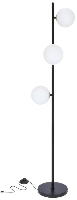 Černá stojací lampa Kama pro žárovku 3x G9  - Candellux