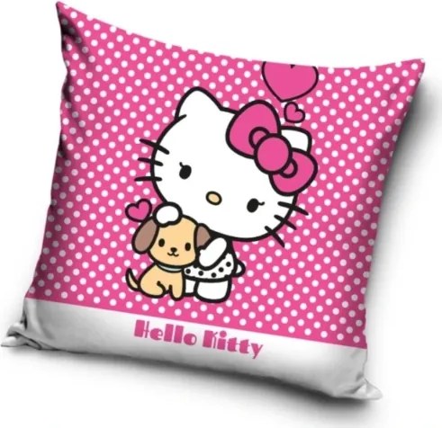 Carbotex Povlak na polštářek Hello Kitty Puppie 40x40 cm