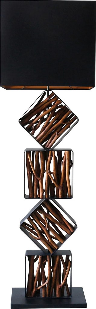 XXXLutz STOJACÍ LAMPA, 40/155/20 cm P & B - Online Only svítidla - 001769025004