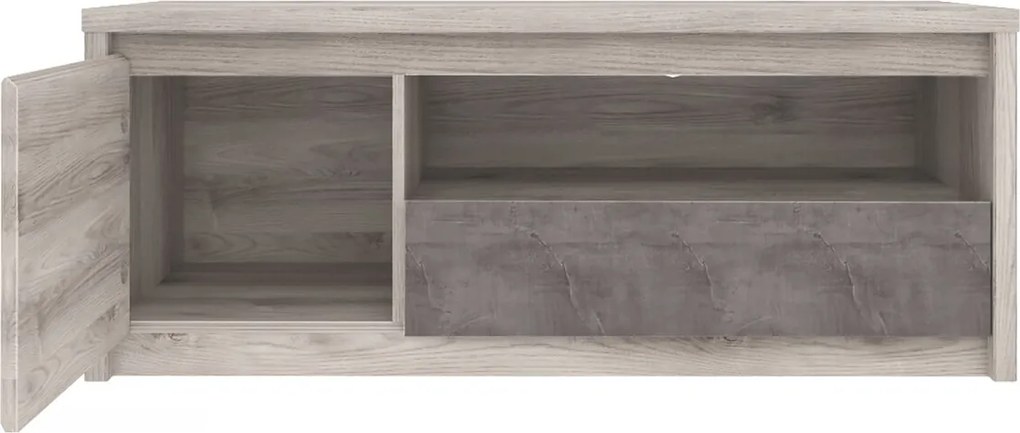 TV stolek 1d1s/125 kaštan nairobi / onyx Jazz