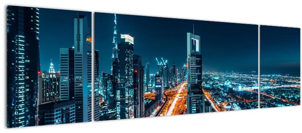 Obraz - Dubajská noc (170x50 cm)