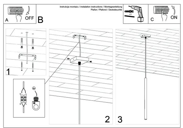 Brilagi - LED Lustr na lanku DRIFA 1xG9/4W/230V černá
