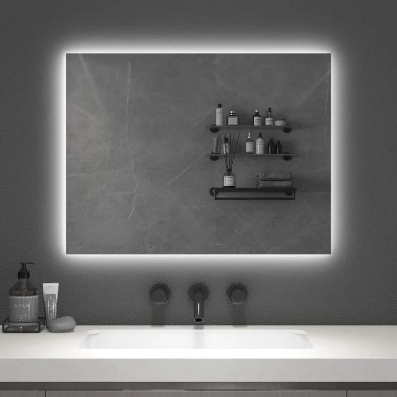 Chytré topné zrcadlo ByeCold 250 W, 80 × 60 cm, LED