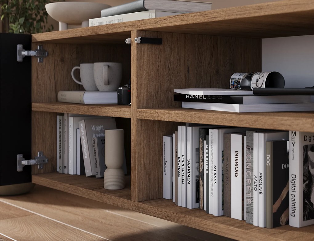 ADRK Furniture Lila Závěsný TV stolek ADRK-RTV-LIL-100-AB