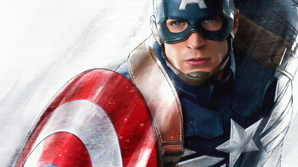 PRIMA Foto dárky Captain America Velikost: 90 x 50 cm
