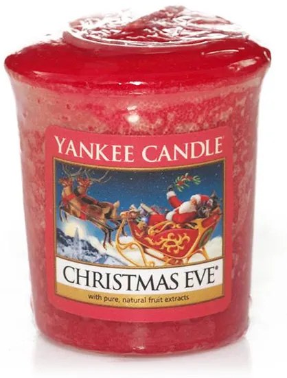 Yankee Candle – votivní svíčka Christmas Eve (Štědrý večer), 49 g
