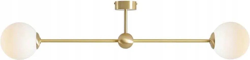 Stropní Svítidlo White Pearl 2 Brass 1113 Pl _H40 Aldex