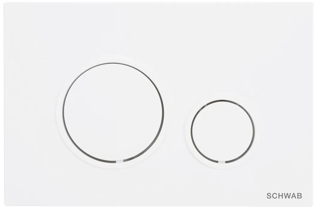 SCHWAB, SCHWAB VELA ovládací tlačítko, 247x165 mm, bílá lesk, P47-0130-0253