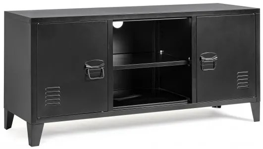 BIZZOTTO Kovový TV stolek CAMBRIDGE černý 0746923