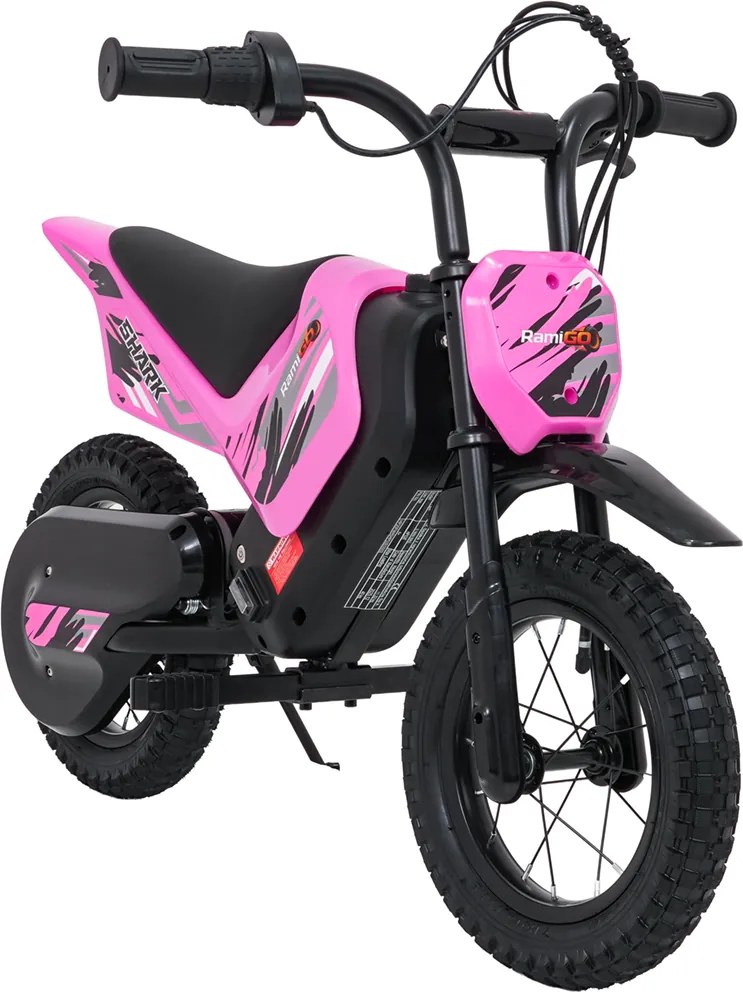 Ramiz Dětský elektrický motocykl SHARK růžový