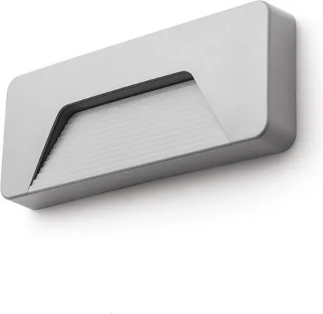 RED R11950 RENO SQ INDR nástěnná šedá 230V LED 3W IP65 3000K - RED - DESIGN RENDL