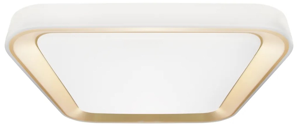 Stropní LED svítidlo Quadro, 1x LED 66w, 3000-6000k, g, s ovladačem