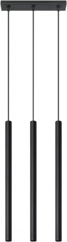 Lustr SOLLUX Pastelo 3 G9 3x40W bez zdroje SL.0470 černá